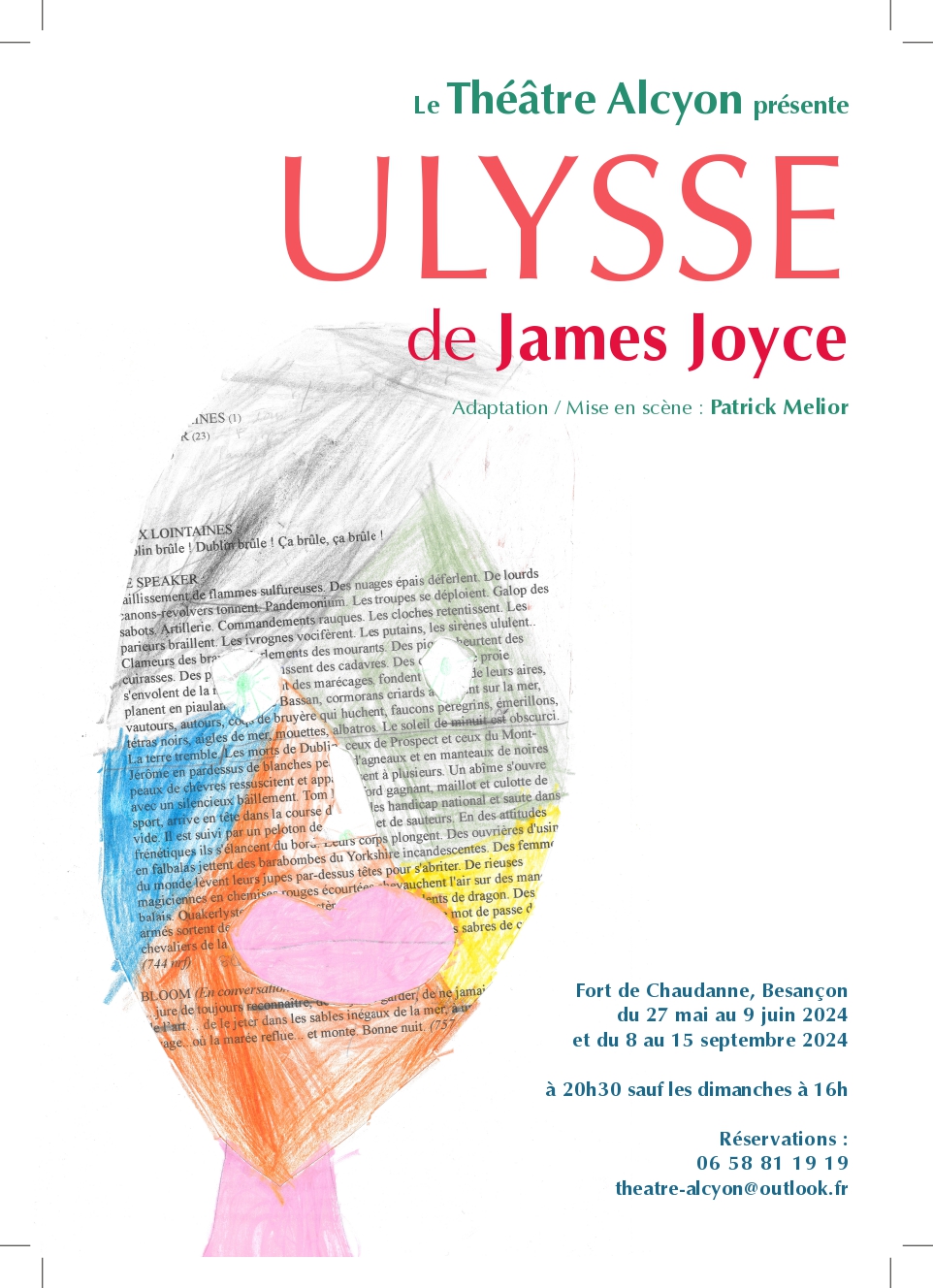 Spectacle Ulysse de Joyce au Fort de Chaudanne – Département du Doubs